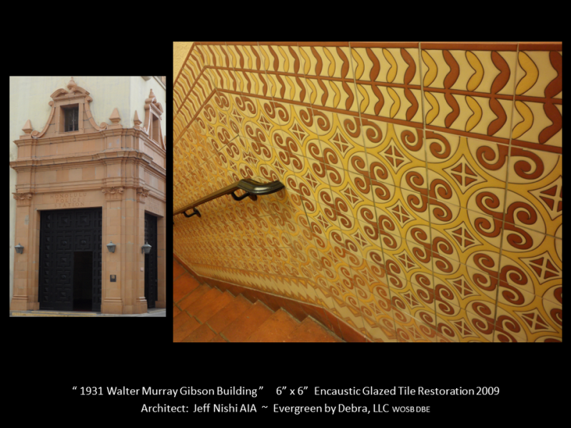 1931 Walter Murray Gibson Building Tile Restoration Jeffrey Nishi ...